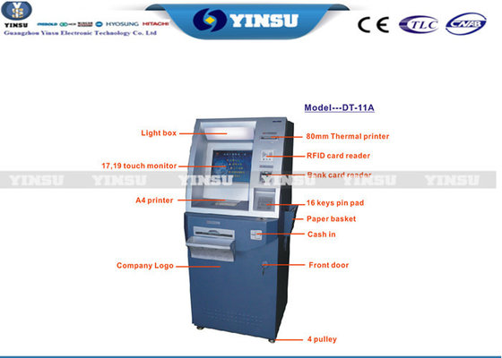 Anti - Dust Bill Payment Machine Cash Dispenser Equipment High Temperature Resistance