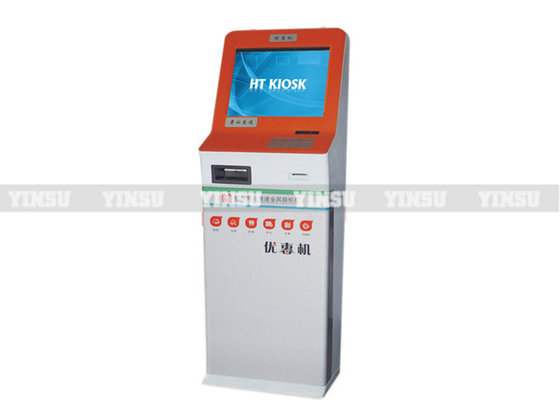 Coupon Automatic Teller Machine ATM / Payment Kiosk Machine For Hospital