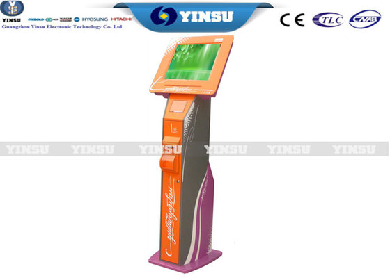 Coupon Ticket Shopping Mall Kiosk 19 Inch Touch Monitor And Company Logo