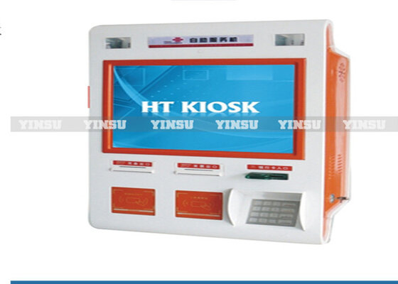 Inner Fan ATM Machine Kiosk Customized Color With 19 Inch Sensitive Screen