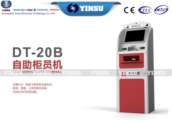 High Efficiency Shopping Mall Kiosk Customized Color With Cash Acceptor