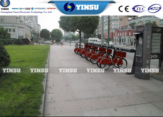 Green Travel Self Check In Kiosk Public Bicycle Master Cabinet Corrosion Resistance