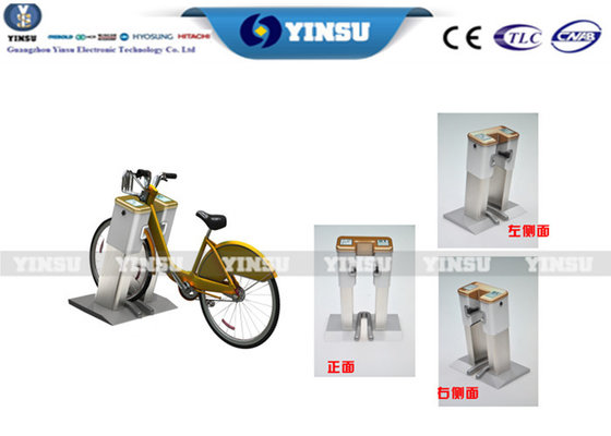 Electronic Lock Bike Docking Station Outdoor Paint For Public Transportation