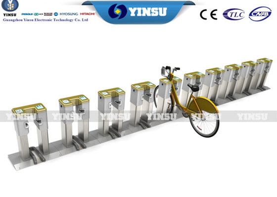 Electronic Lock Bike Docking Station Outdoor Paint For Public Transportation