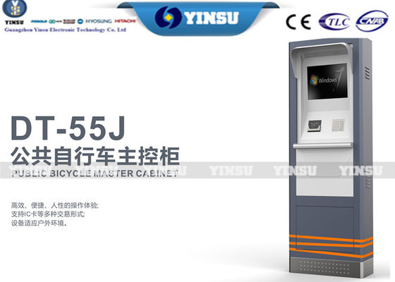 RAL Color Self Check In Kiosk / Stainless Steel Kiosk For Transportation Company