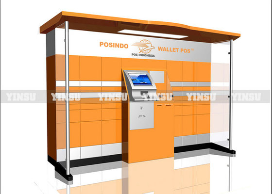 Convenient Express Cabinet Outdoor Advertising Kiosk High Precision And Durability