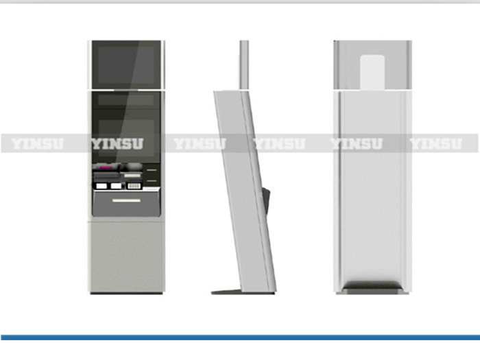 17 Inch Monitor Automated Kiosk Machines / Self Service Terminal For Outdoor