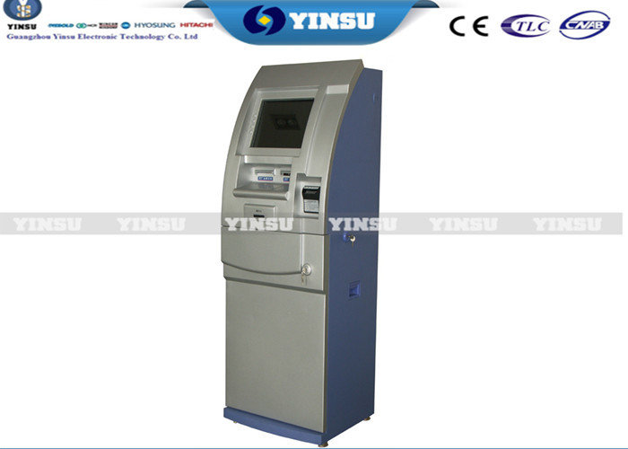 ID Card Reader Payment Kiosk Machine For Transportation , Cash In And Out