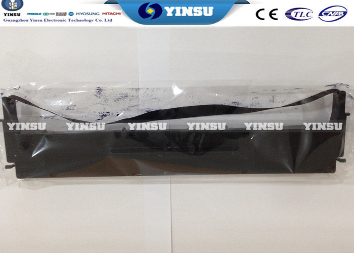High Density Printer Spare Parts , Black Fabric Ribbon Tape For Epson LQ-300