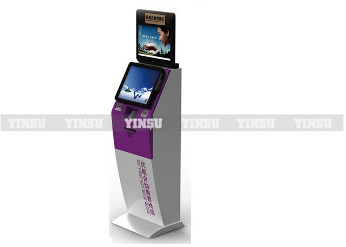 Coupon Self Serving Kiosk , Shopping Mall Kiosk 19 Inch Touch Monitor