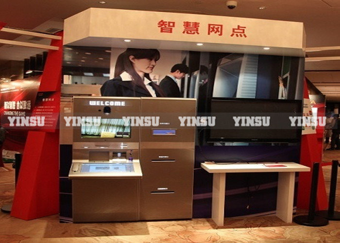 Indoor Fashion Paymen Self Serving Kiosk Optional Color Support Software Updating