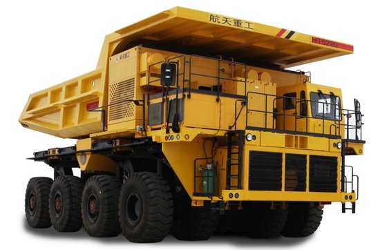 Heavy Loading Capacity Mining Dump Truck , Mining Haul Truck For Mine Field