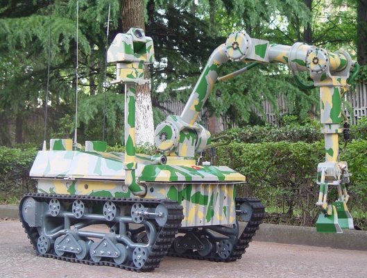 Security Equipment All Terrain EOD Robot Bomb Disposal Robot For Road Demining