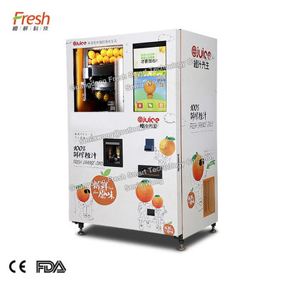 hot sale white color 220V VA1 orange juice vending machine for shopping mall supplier
