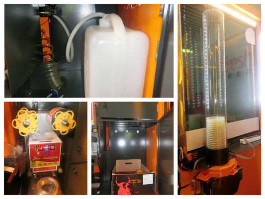 220V white color orange juice vending machine VA1 for shopping mall supplier