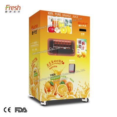 shopping mall black 220V 50HZ orange vending machine supplier