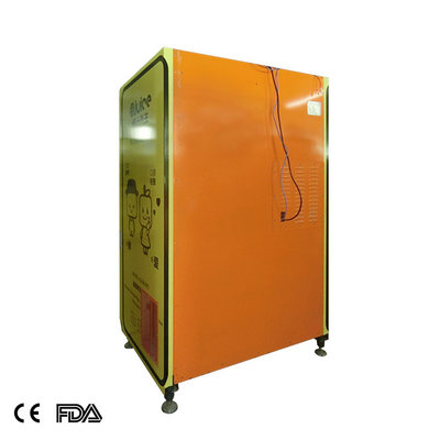 hospital yellow 220v 50HZ orange juice vending machine supplier