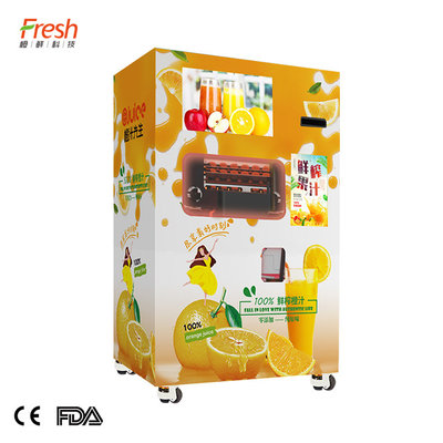 high speed rail station stainless steel oranges extractor vending machine fresh juice vending machine supplier