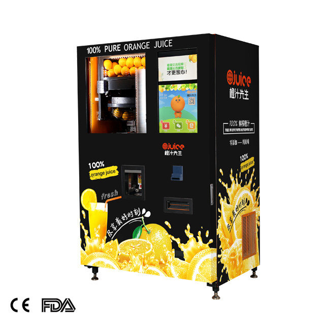 hospital azure 220v 50HZ orange juice vending machine supplier