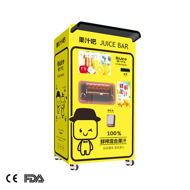 railway station vitamin C orange extractor vending machine 	sealing system supplier