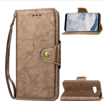 Luxury Classical Flip Leather Magnetic Wallet Card Holder Stand Phone Case Cover For Samsung S8