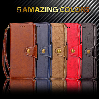 Luxury Classical Flip Leather Magnetic Wallet Card Holder Stand Phone Case Cover For Samsung S8