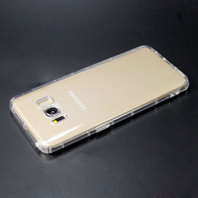 Transparent shockproof case cover for samsung S8,tpu crystal clear case for Samsung galaxy S8