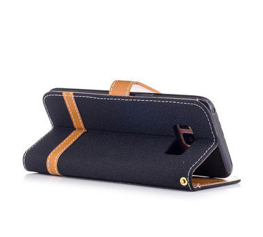 Denim Jeans PU Leather Flip Case Cover For Samsung Galaxy S8 , Wallet Stand Case For Samsung S8