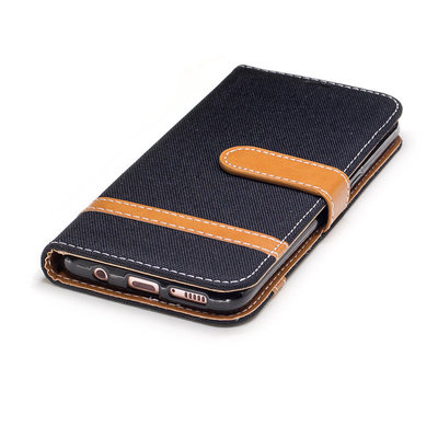 Denim Jeans PU Leather Flip Case Cover For Samsung Galaxy S8 , Wallet Stand Case For Samsung S8