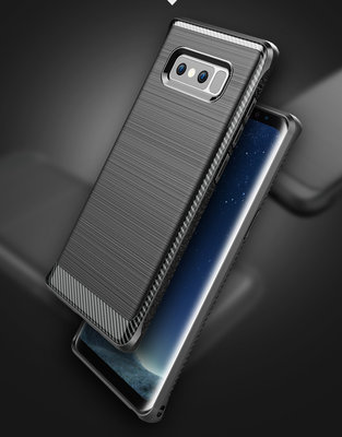 Phone Shell With TPU Carbon Fiber Drawing luxury Business phone Back Cover Anti-knock Case for samsung galaxy S8 plus NO