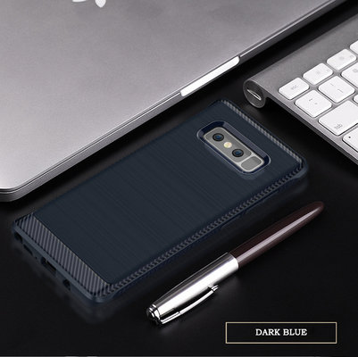 Phone Shell With TPU Carbon Fiber Drawing luxury Business phone Back Cover Anti-knock Case for samsung galaxy S8 plus NO