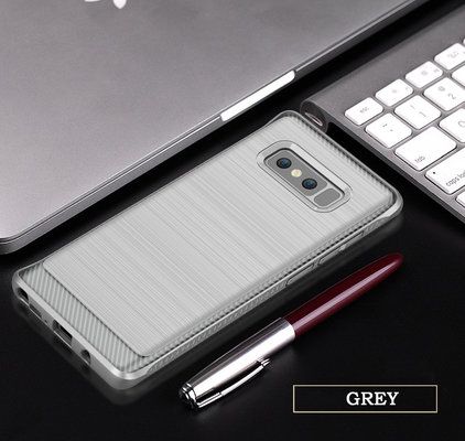 Phone Shell With TPU Carbon Fiber Drawing luxury Business phone Back Cover Anti-knock Case for samsung galaxy S8 plus NO