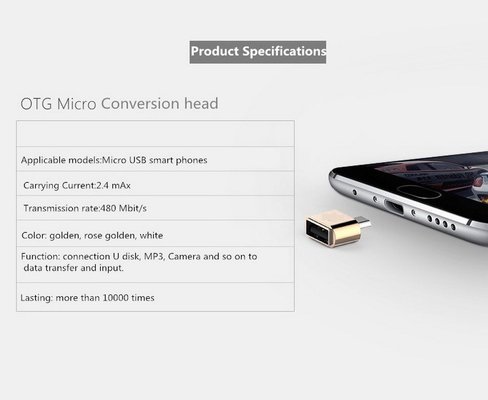 Original OTG Adapter for Universal Android Mobile Phone Samsung Galaxy Micro USB 2.0 Mini OTG for LG HTC Xiaomi Huawei