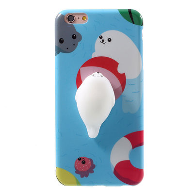 New Products 2017 Unique Cute Animal TPU Squishy 3D Cats Phone Cases For iPhone 6 6 plus 7 7 Plus