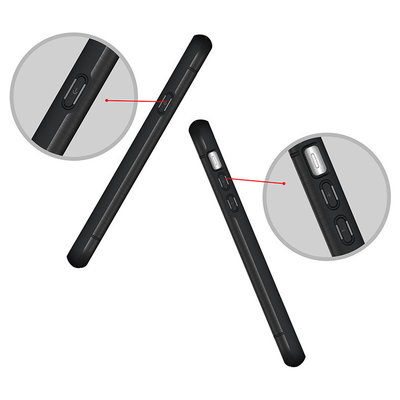 China Factory Brushed Texture Protective Back Cover Case for iPhone X with Holder and Card Slot