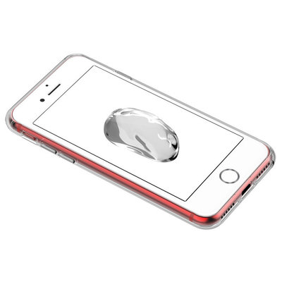 Transparent tpu phone case for iphone 7, for apple iphone 7 phone tpu soft case clear transparent