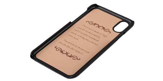 Phone accessory for iPhone 8 Leather Wallet Case, lichi genuine leather case for iphone X