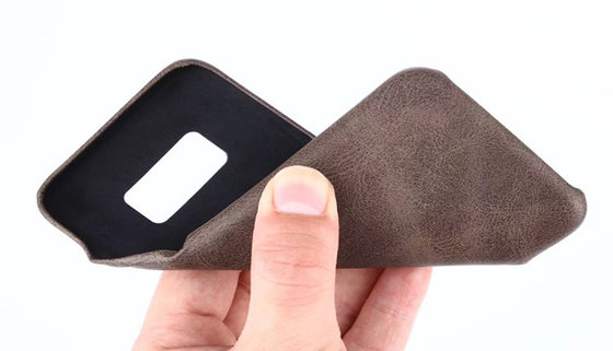 2017 Business Vintage PU Leather Cover for Samsung S8 S8plus S7edge S6 ultra thin Soft PET Mobile phone Case