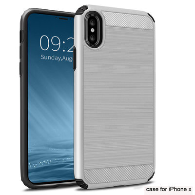 New Arrive  Anti-Skid Shockproof Armor Case TPU PC Phone Case for iPhone X 8 8Plus