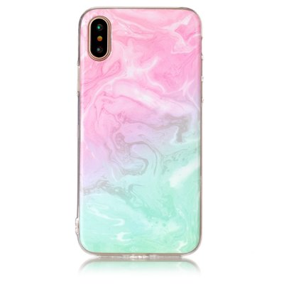 2017 Custom IMD Glitter MarbleTPU Mobile  Back phone Case for iphone X