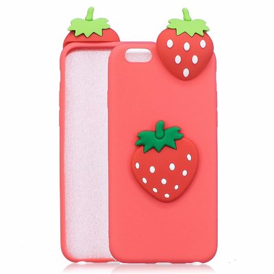 Fashion Cute TPUSoft Animal Papa Fruit Stretching Cell Phone Case For iPhone 7/8
