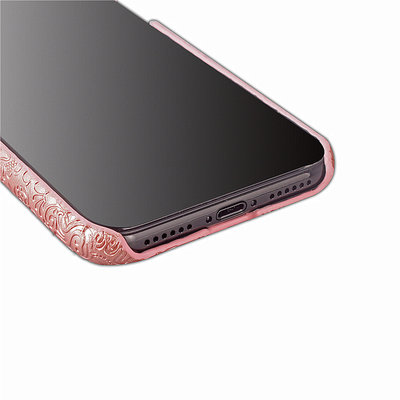 Flower Embossing pattern PU Leather Card Slots Phone Skin Hard Back Cover case For Iphone x s 7 7 plus 6 6 plus