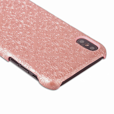 Flower Embossing pattern PU Leather Card Slots Phone Skin Hard Back Cover case For Iphone x s 7 7 plus 6 6 plus