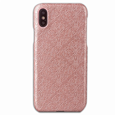 Flower Embossing pattern PU Leather Card Slots Phone Skin Hard Back Cover case For Iphone x s 7 7 plus 6 6 plus