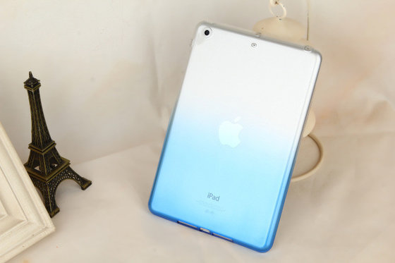 for new ipad 2017 TPU soft case back cover, for ipad grident color tpu tablet case