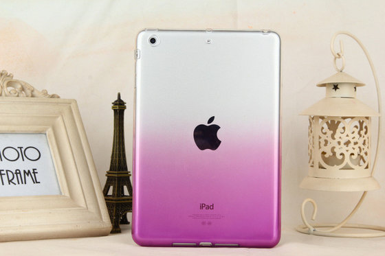 for new ipad 2017 TPU soft case back cover, for ipad grident color tpu tablet case