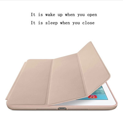 New Mirco Fiber Magnetic Auto Wake SleepTablet Case for New iPad 2017 Leather Case Cover