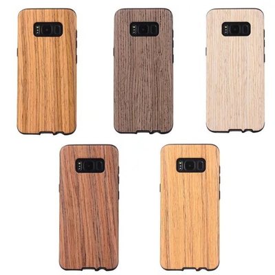 Hot selling for samsung galaxy S8 S8plus nature wooden TPU phone case