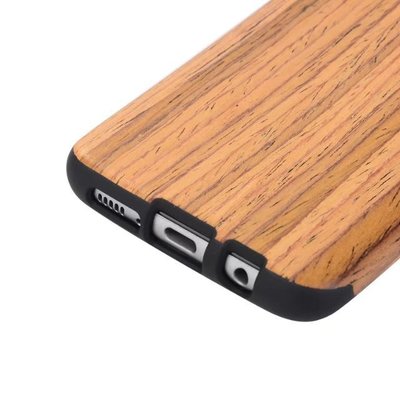 Hot selling for samsung galaxy S8 S8plus nature wooden TPU phone case