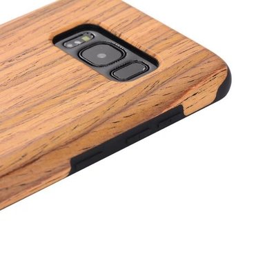 Hot selling for samsung galaxy S8 S8plus nature wooden TPU phone case
